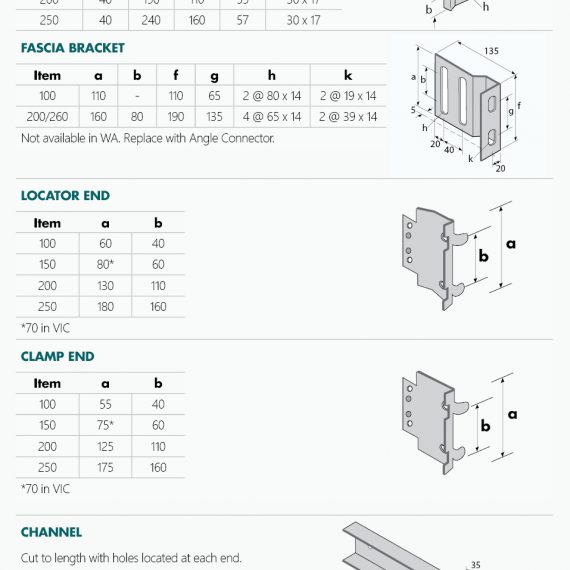 Met-Lock Bridging System | A range of Metroll purlins & girts